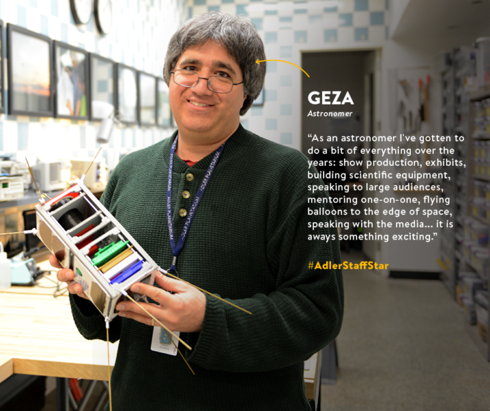 Adler Staff Star: Meet Geza! - Adler Planetarium