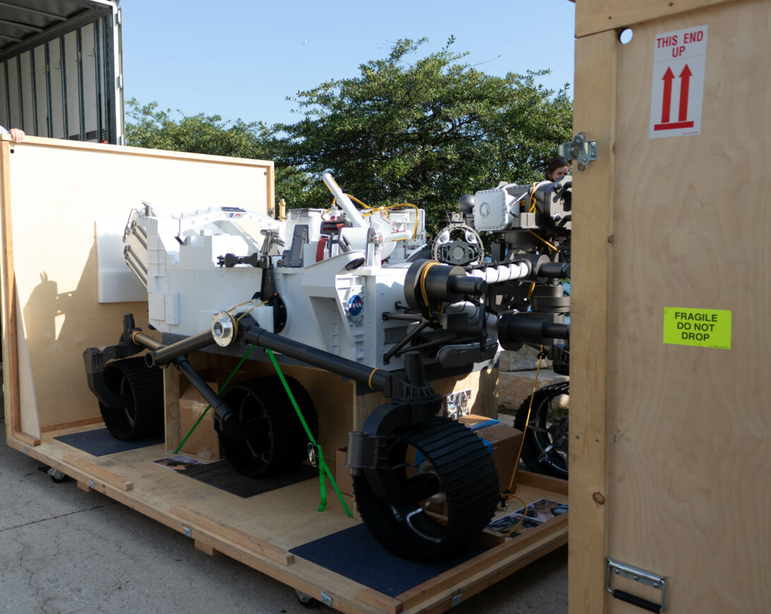 Behind-The-Scenes of NASA's Roving with Perseverance Exhibit ...